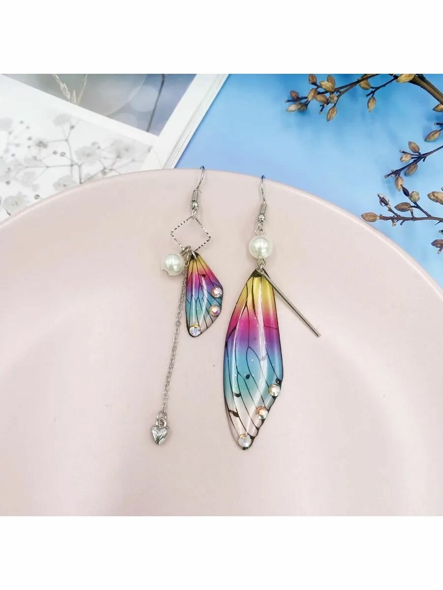 Серьги, искусственный камень