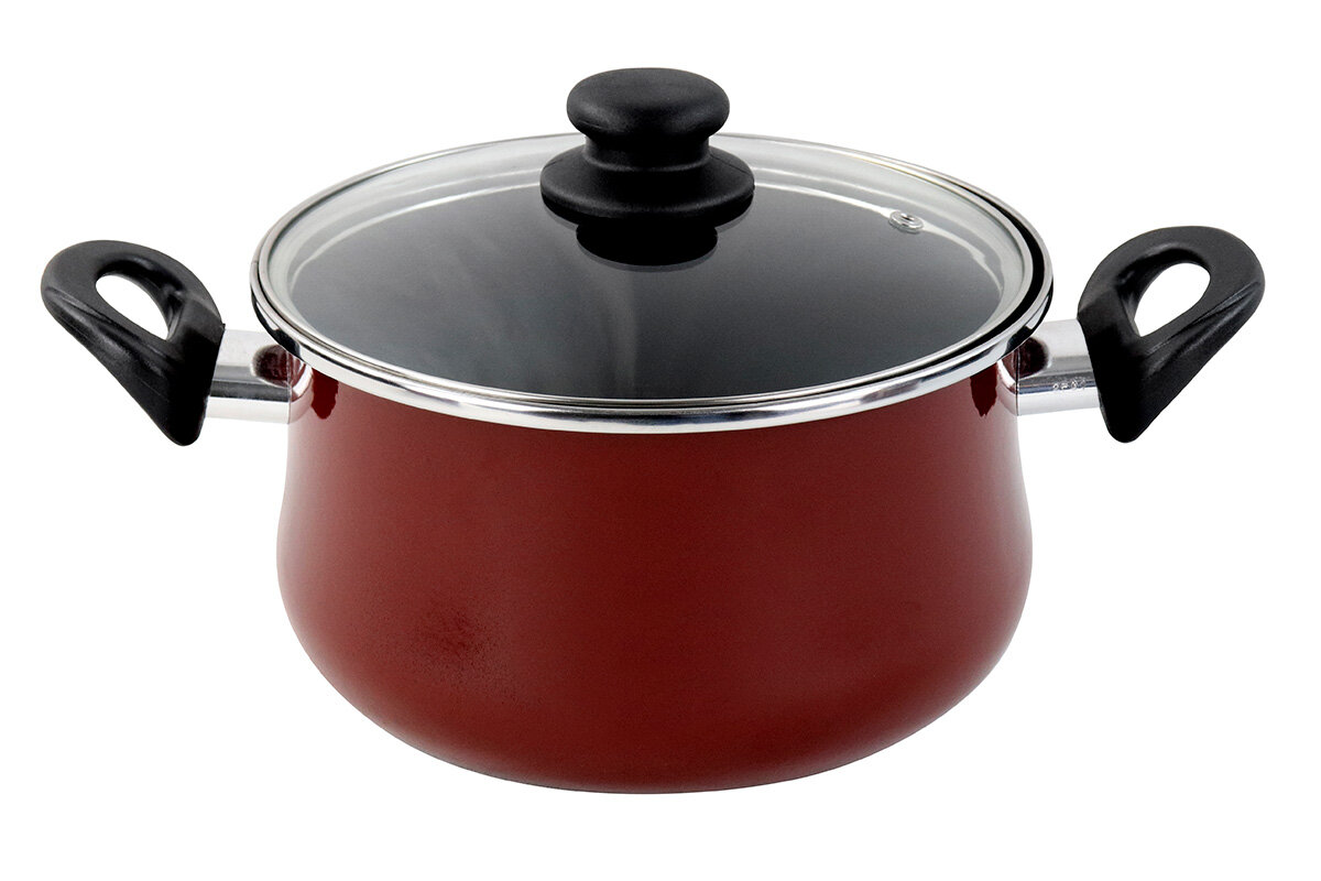 Кастрюля с крышкой Vitrinor Authentique Burgundy 22 (02104231)