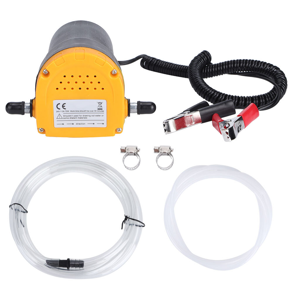Электрический самостоятельный насос Компактный масляный насос экстрактор для автомобильной лодки мотоцикл (DC24V)