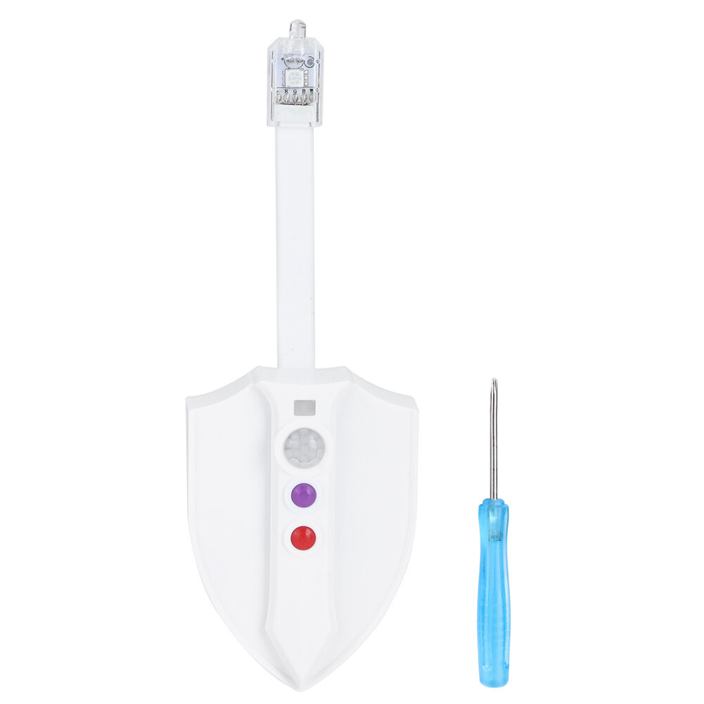 Водонепроницаемая светодиодная ночная лампа с датчиком движения и УФ-светом для ванной комнаты