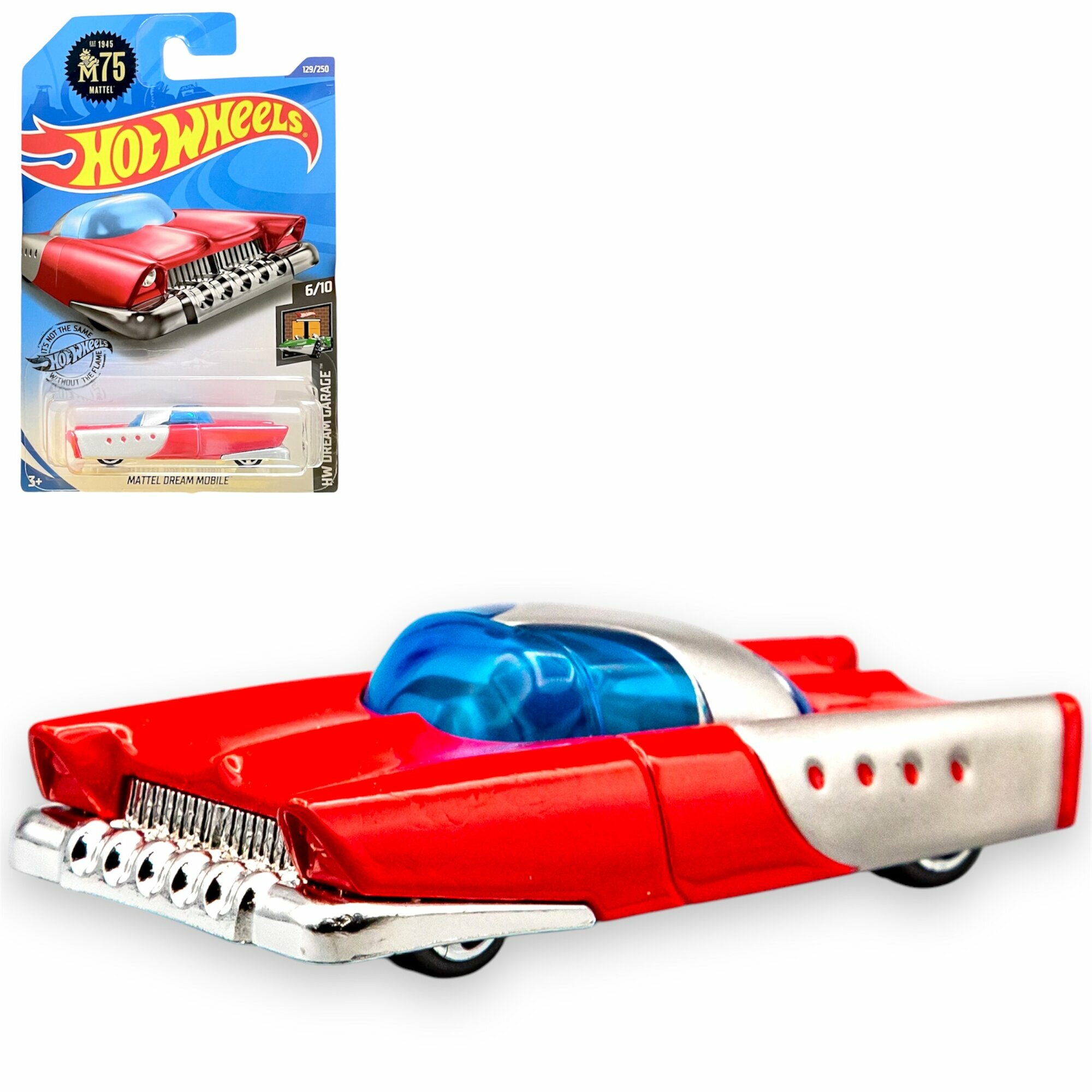 Машинка Hot Wheels Dream Mobile, коллекционная 1/64, металл/пластик, 7см TJ