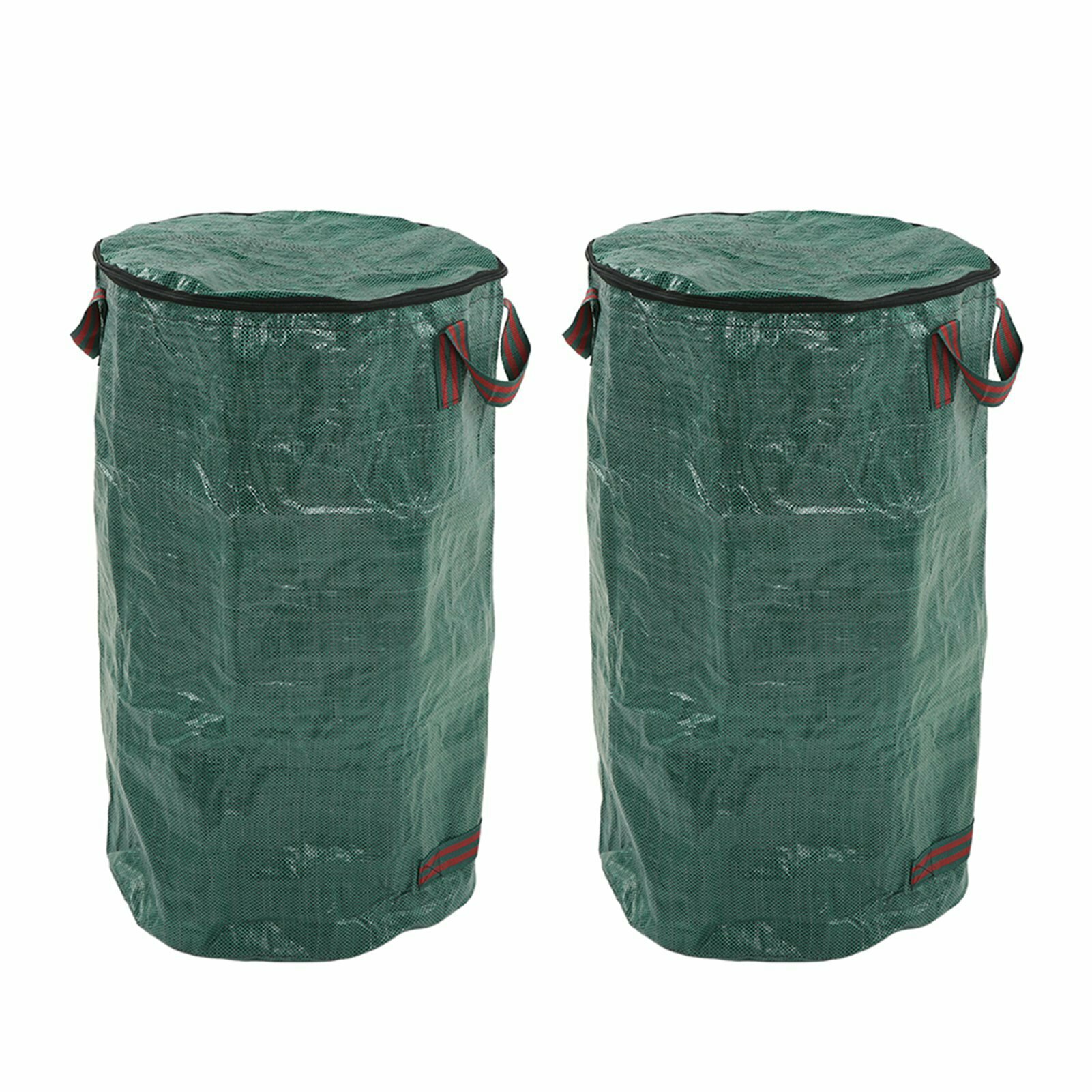 2шт Садовые Мешки Для Мусора 272Л Зеленые