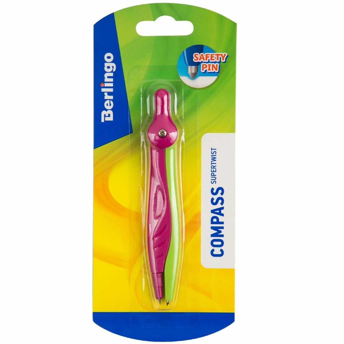 Циркуль Berlingo Supertwist, 120мм, пластиковый (CS_10101), 144 уп.