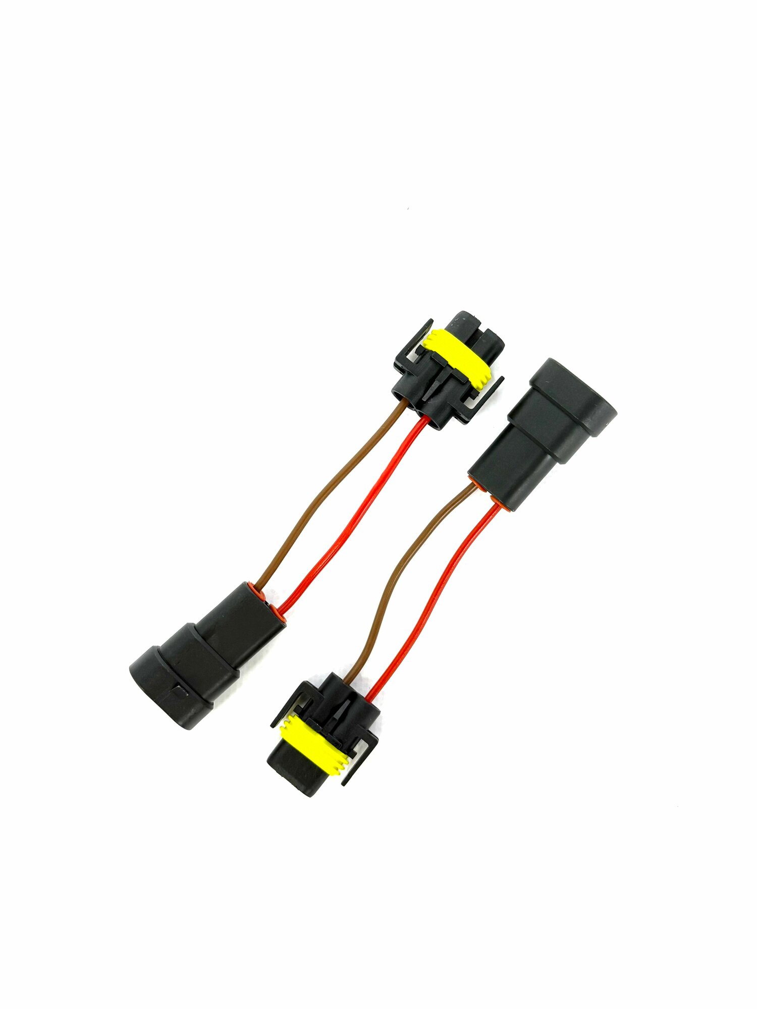 Переходные фишки с цоколя HB3/HB4 на H8/H9/H11/H16 2шт.