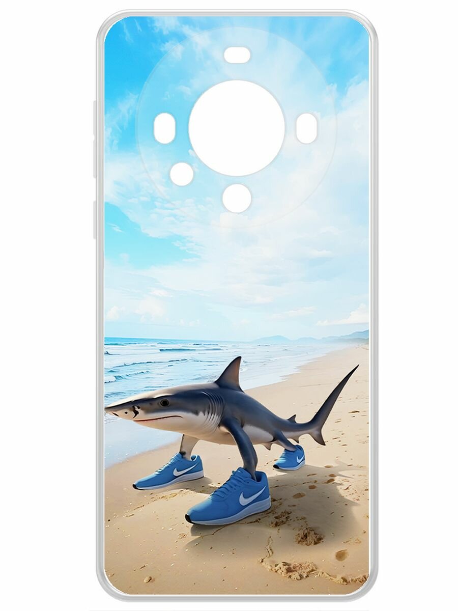 Чехол-накладка Krutoff Clear Case Тралалеро Тралала для Huawei Mate 60 Pro