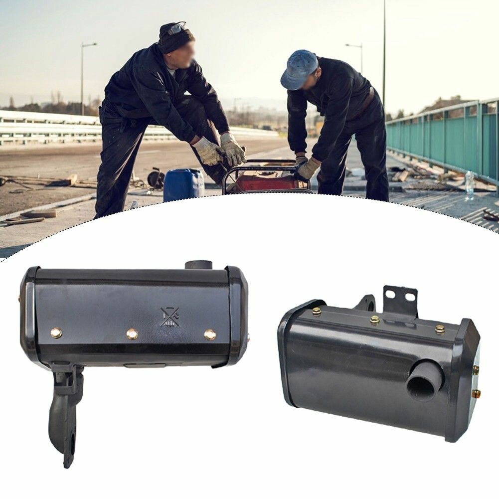 Глушитель выхлопной системы 170F178F186F192F, глушитель генератора из алюминиевого сплава