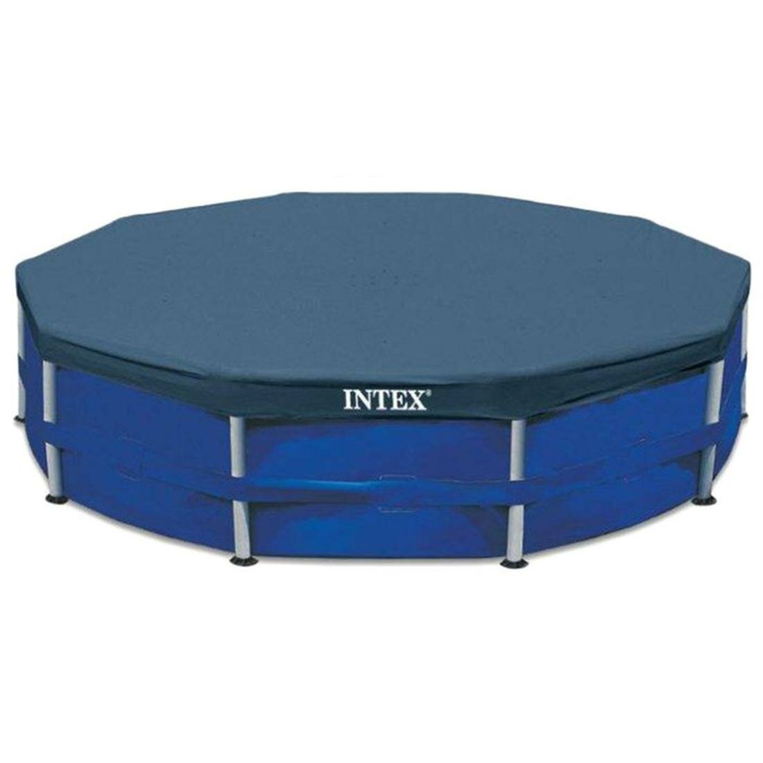 Тент на каркасный бассейн INTEX 28031, d = 366 см, цвет синий
