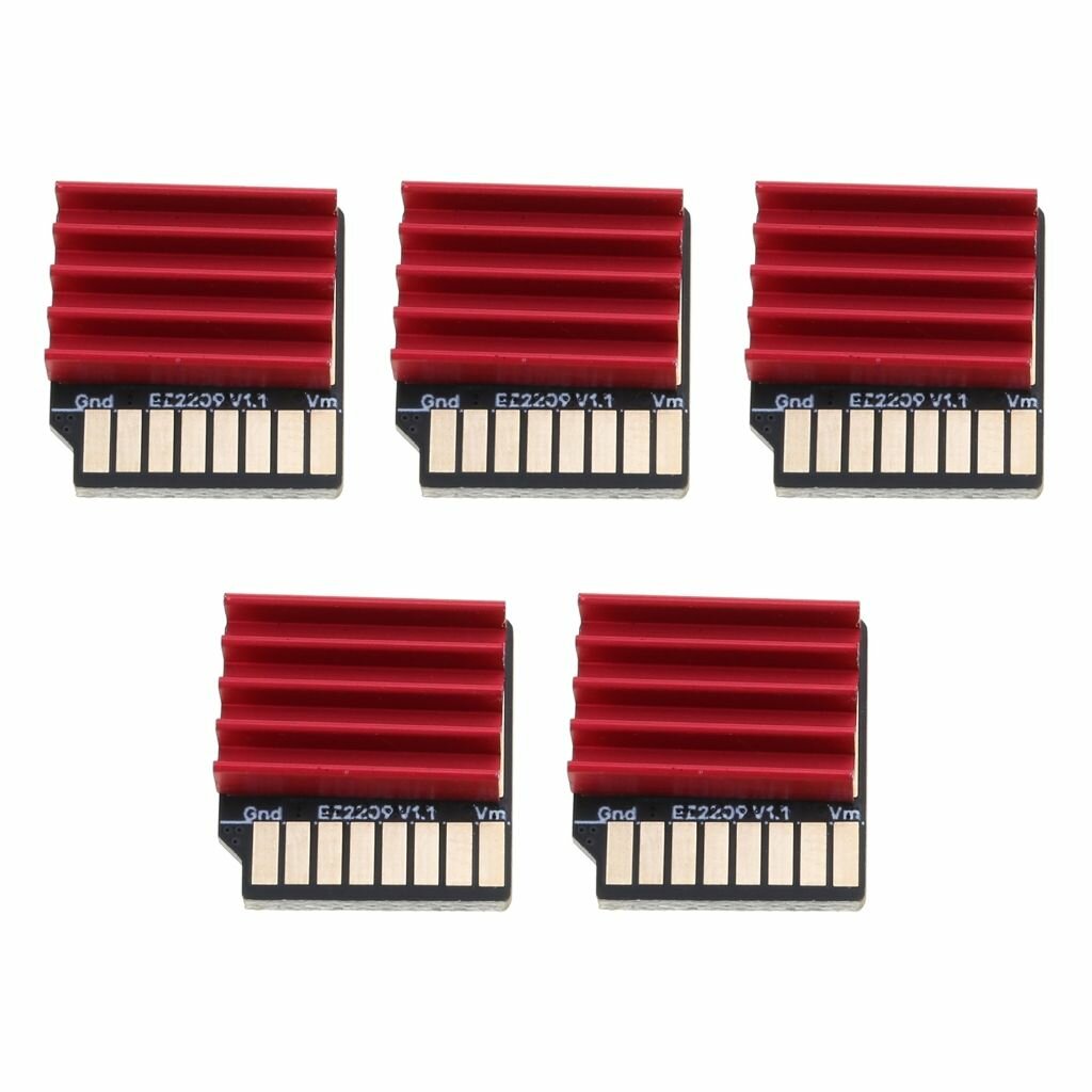 Драйвера MyPads EZ2209 для шагового двигателя 3D-принтера, 5 шт, 5A Peak с радиатором
