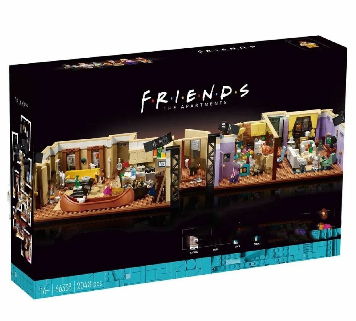 Конструктор Друзья "Квартиры героев сериала Друзья" 2048 деталей
