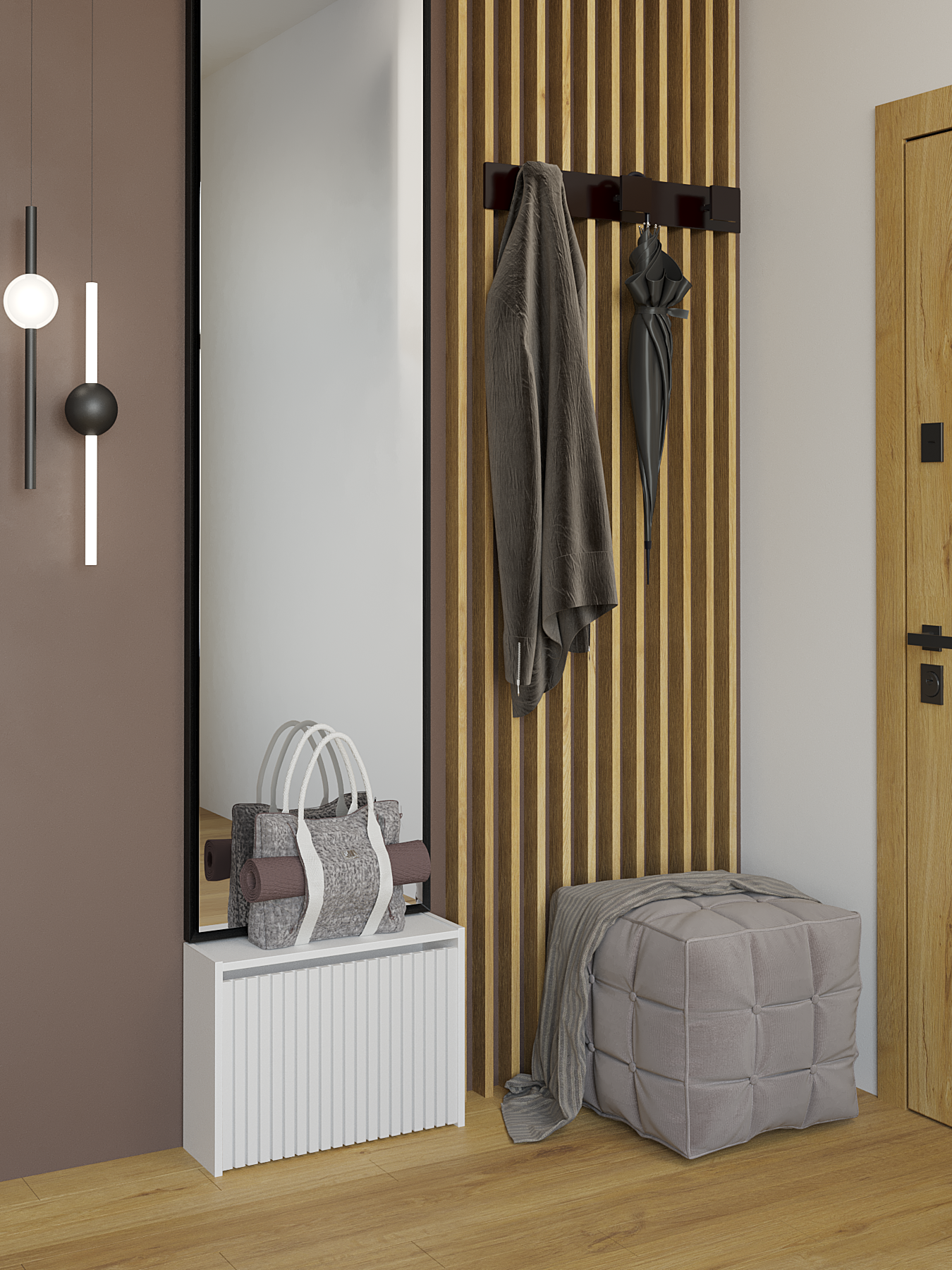 Обувница ORBIS "Флай", ЛДСП/МДФ, цвет Белый, откидная дверь, на 2 пары обуви