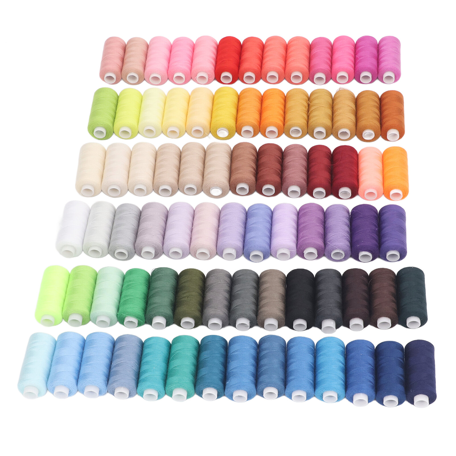 Набор швейных ниток, 400 ярдов, 80 цветов, полиэфирные нитки для швейной машины для рукоделия, ручного шитья, квилтинга