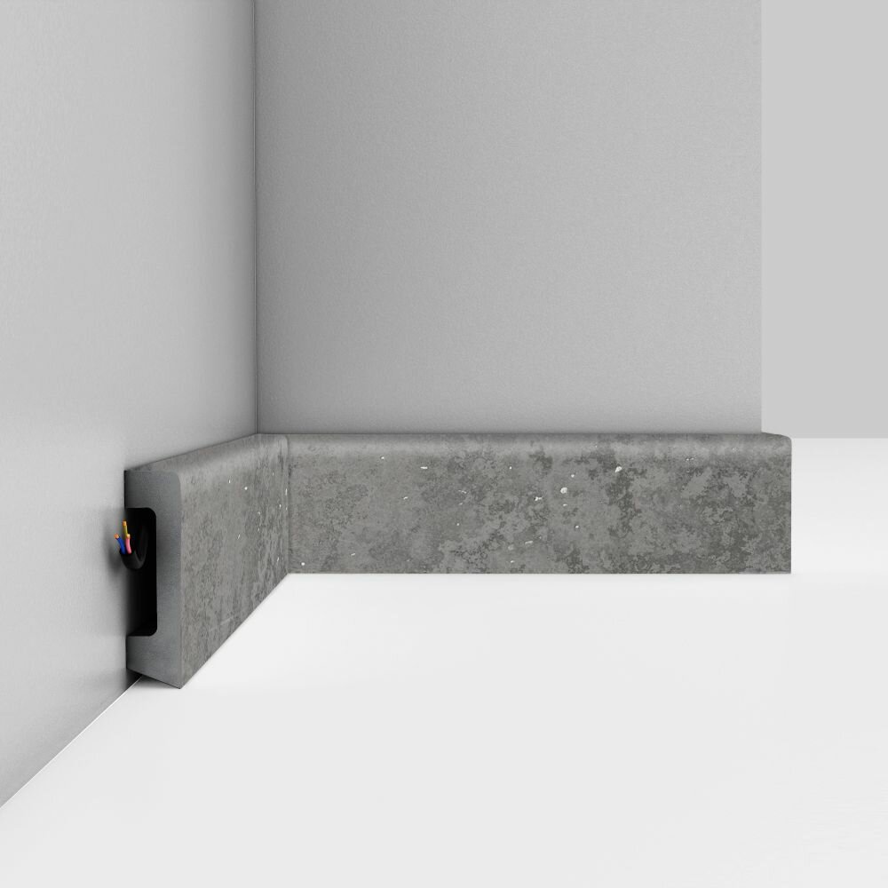 Плинтус Напольный Decomaster D234-1629G ДМ В58хШ16хД2400 мм / Декомастер.