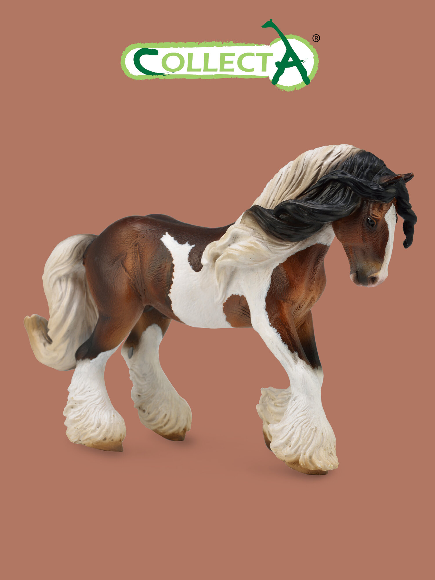 Фигурка Collecta Тинкер жеребец пегий