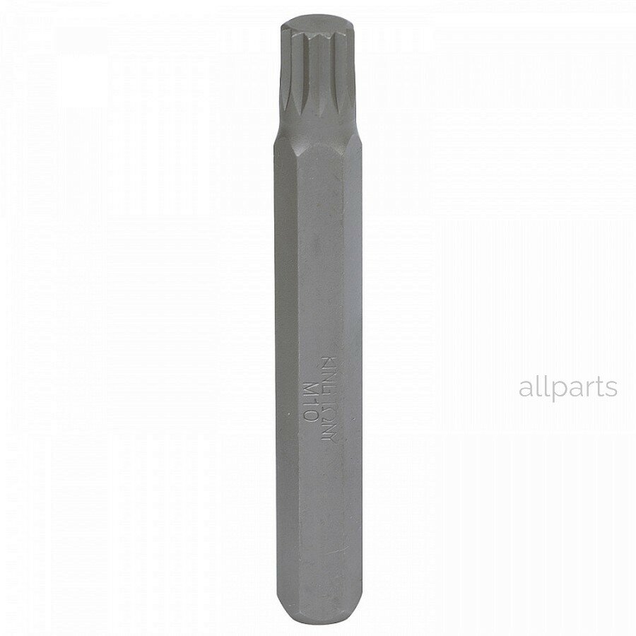 KING TONY 168010M Вставка, бита торцевая 10 мм, SPLINE, М10, L 80 мм KING TONY 168010M