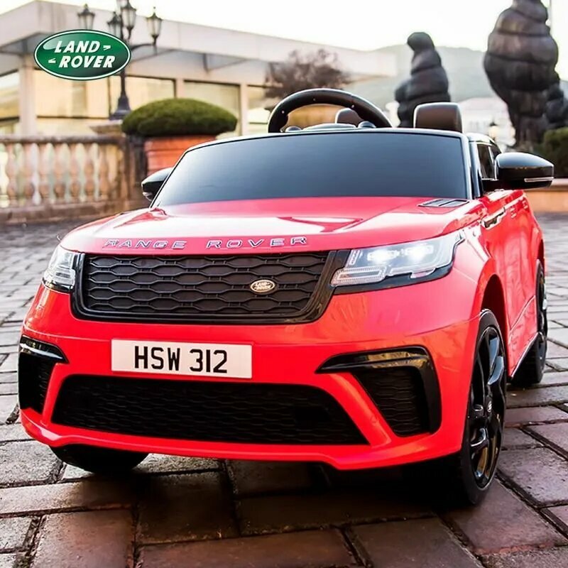 Land Rover детский электромобиль с EVA колесами/дистанционное управление/4WD/кожаное сиденье/двухместный