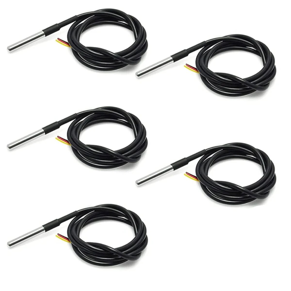 Водонепроницаемые датчики температуры DS18B20 1м 2м 3м 10pcs- 1M 100CM