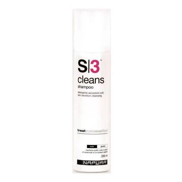 Napura S3 Cleans Shampoo Шампунь для жирной кожи головы S3 200 мл