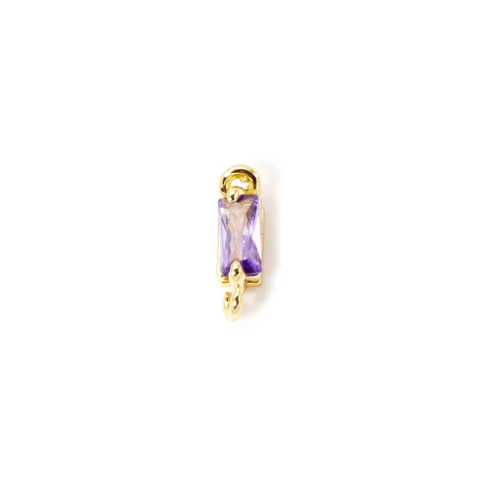 Застежка для пирсинга DoreenBeads, фиолетовый, 7-June