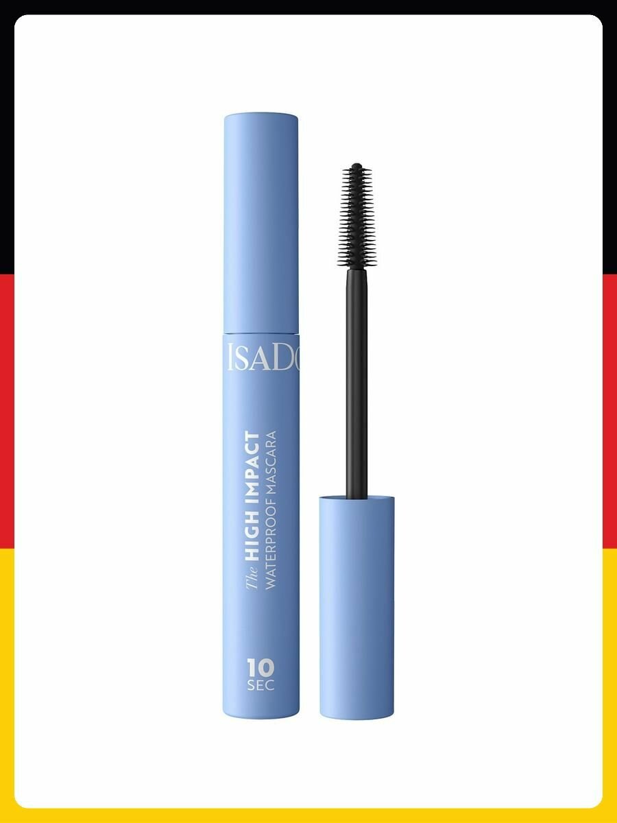 Тушь для ресниц Isa Dora 10 Sec High Impact Waterproof Mascara 01 Black, 9 мл