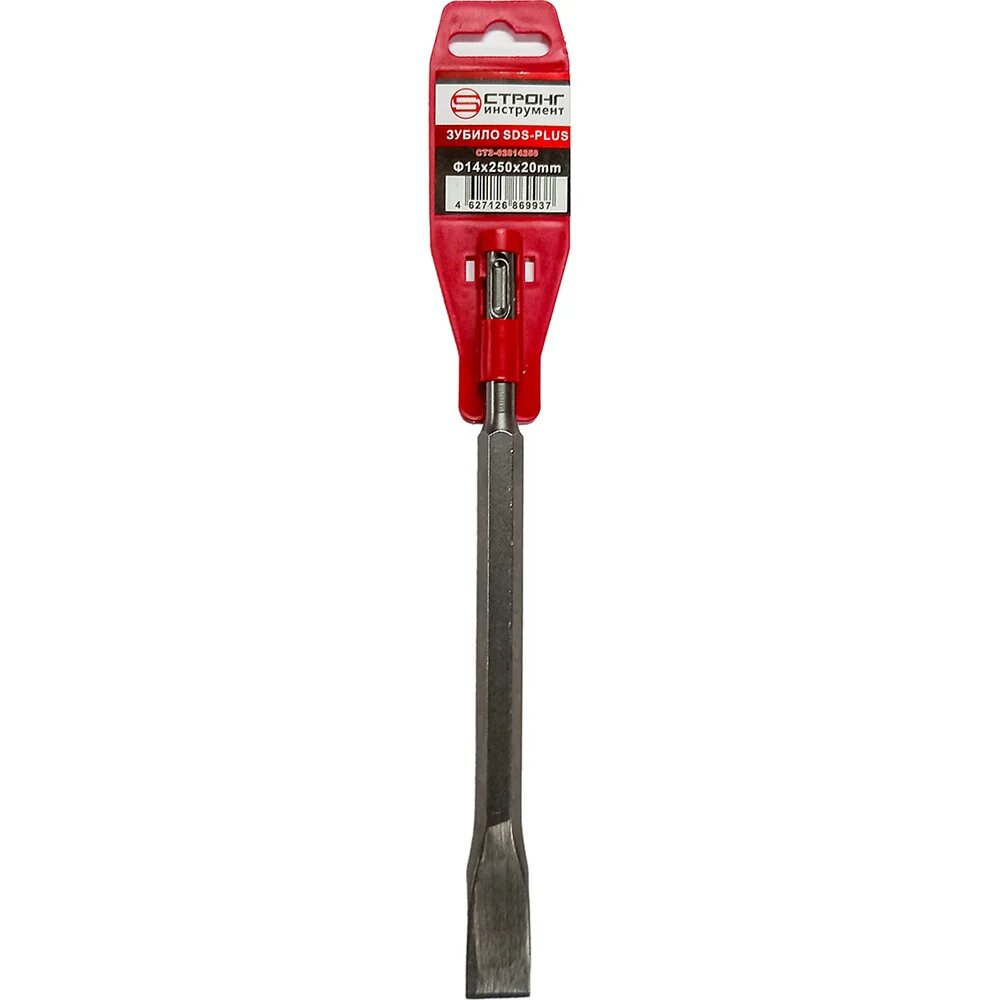 Strong Зубило SDS-Plus для перфоратора D 14x250х20 мм, СTЗ-02814250