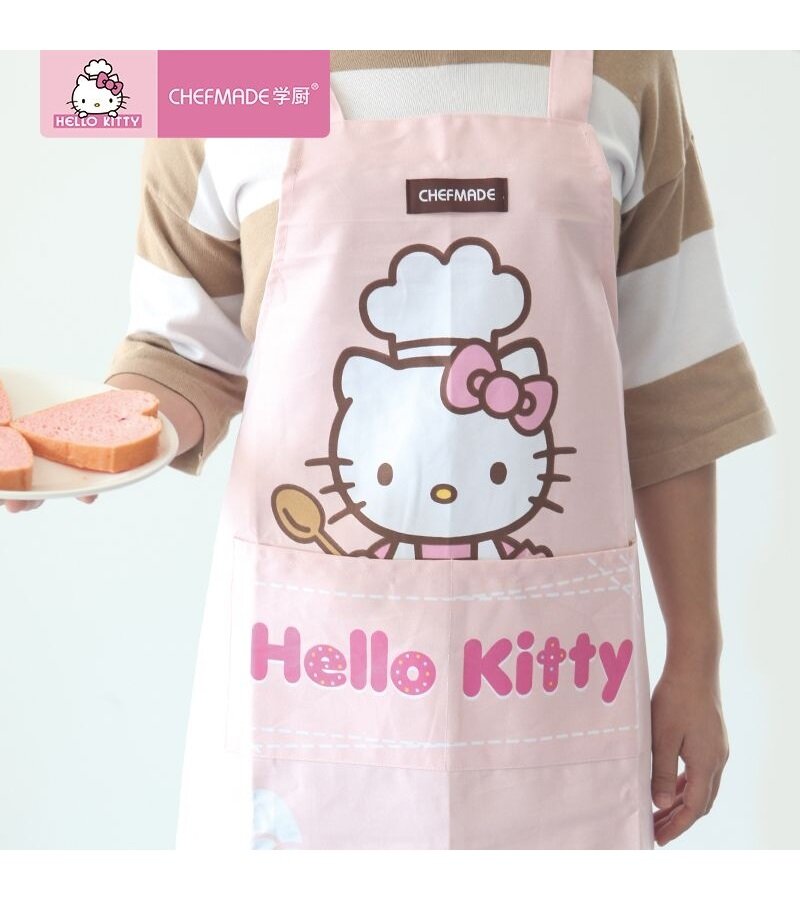 Милый хлопковый дышащий кухонный фартук для выпечки с рисунком HelloKitty
