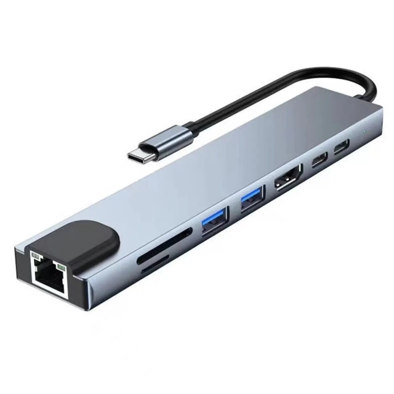 USB-концентратор 8 в 1 Type-C для Macbook