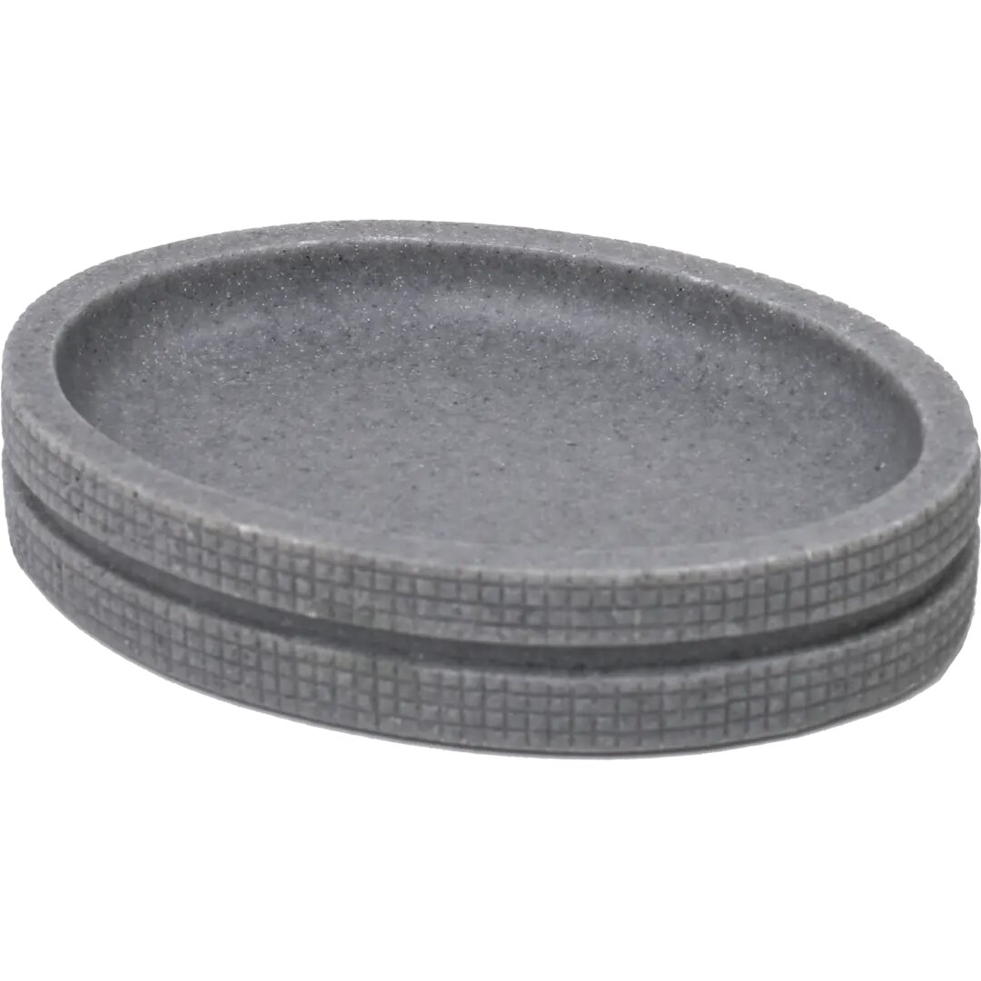 Мыльница Fixsen Nero полирезина цвет серый