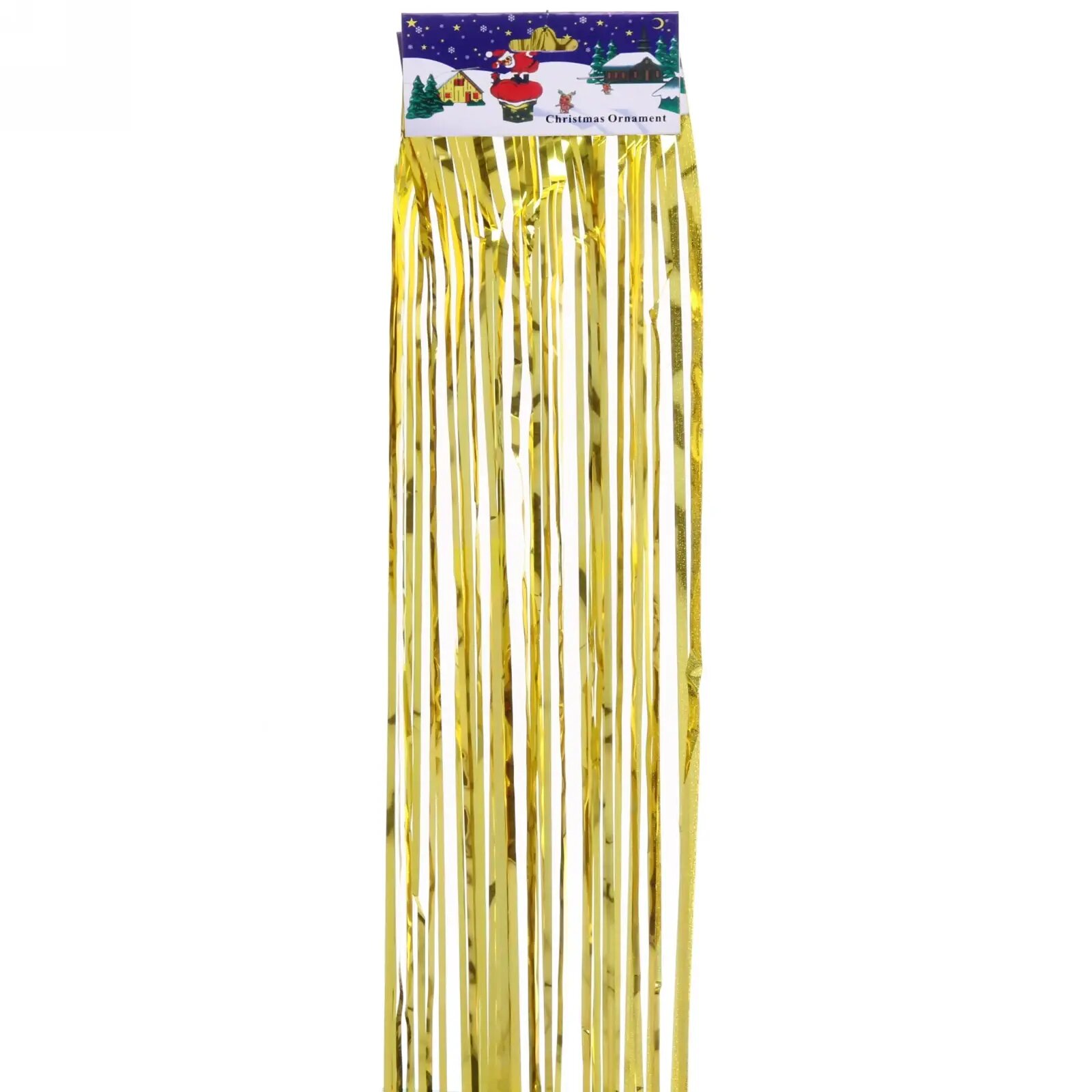 Дождик 1,5м «Классика», золотой, блестящий, для новогоднего декора