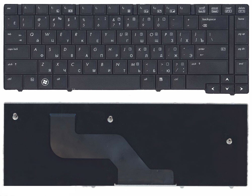 Клавиатура для ноутбука HP EliteBook 8440P, 8440W черная