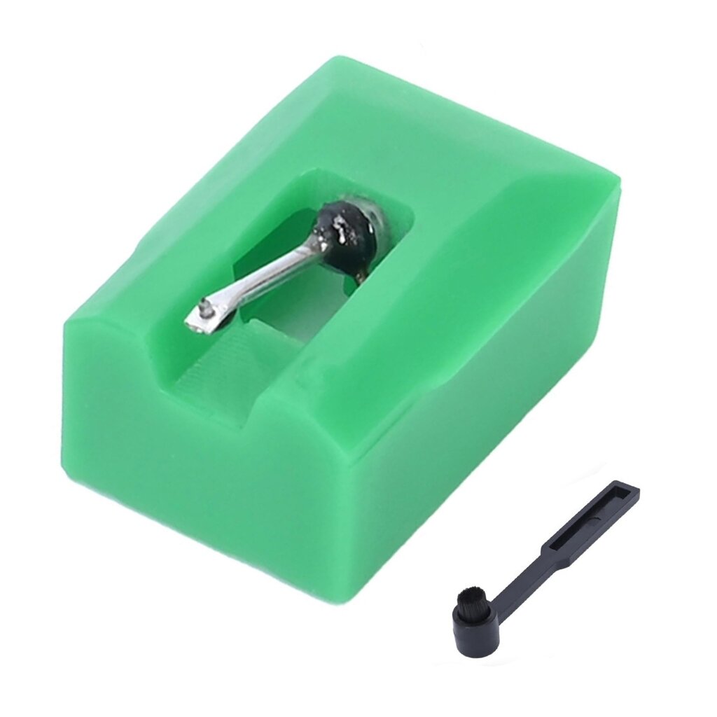 Игла для фонографа с алмазным наконечником и щеткой для проигрывателя виниловых пластинок