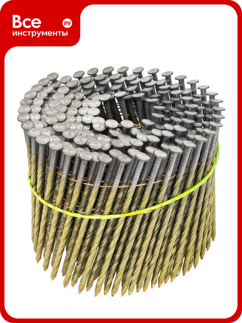 Барабанный гвоздь Gigant с винтовой накаткой CNW 3,1х90 3600шт GVB-8