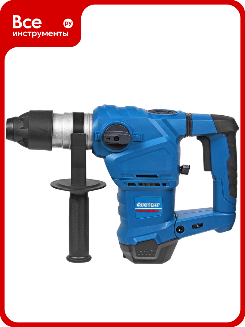 Перфоратор Фиолент П6-1200-Э Ф0076, незаземленные розетки, бетоне