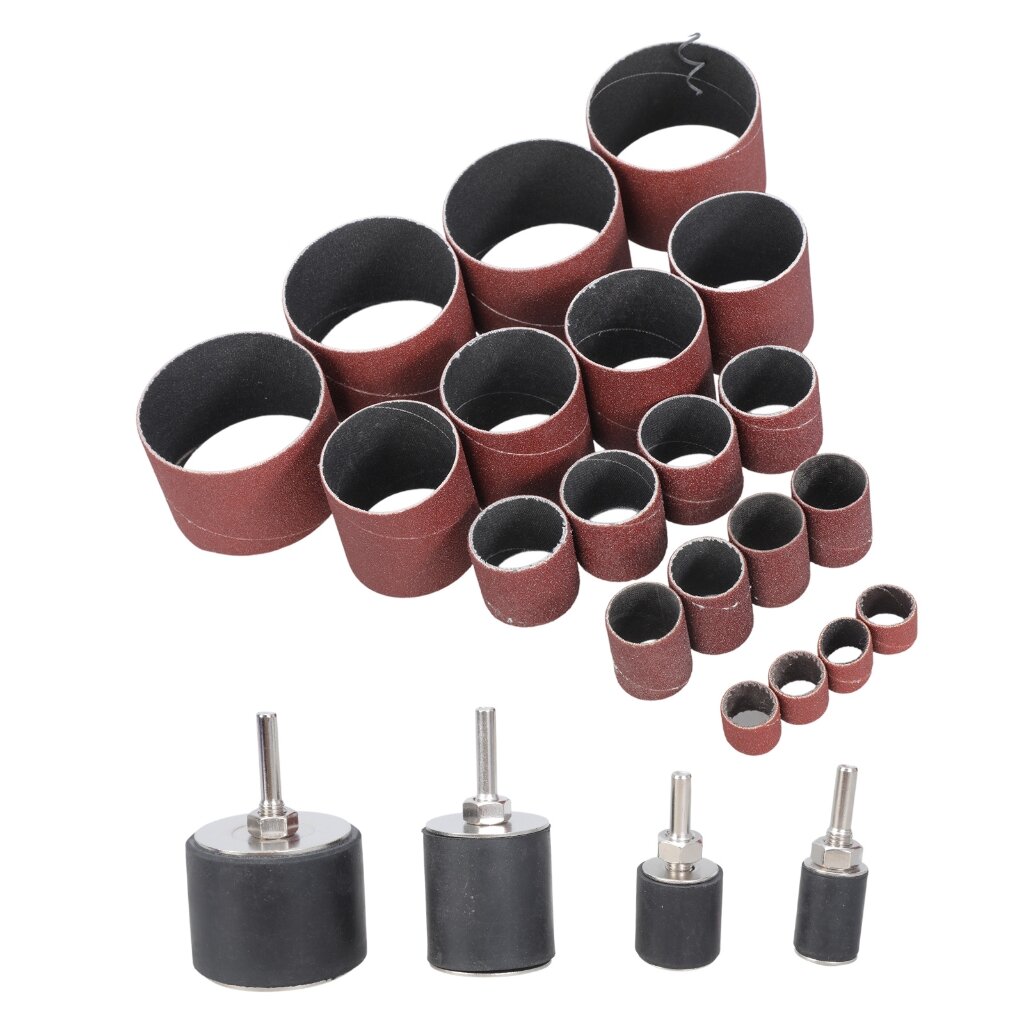 Набор из 16 прочных шлифовальных барабанов #60 #80 #120 для полировки дерева
