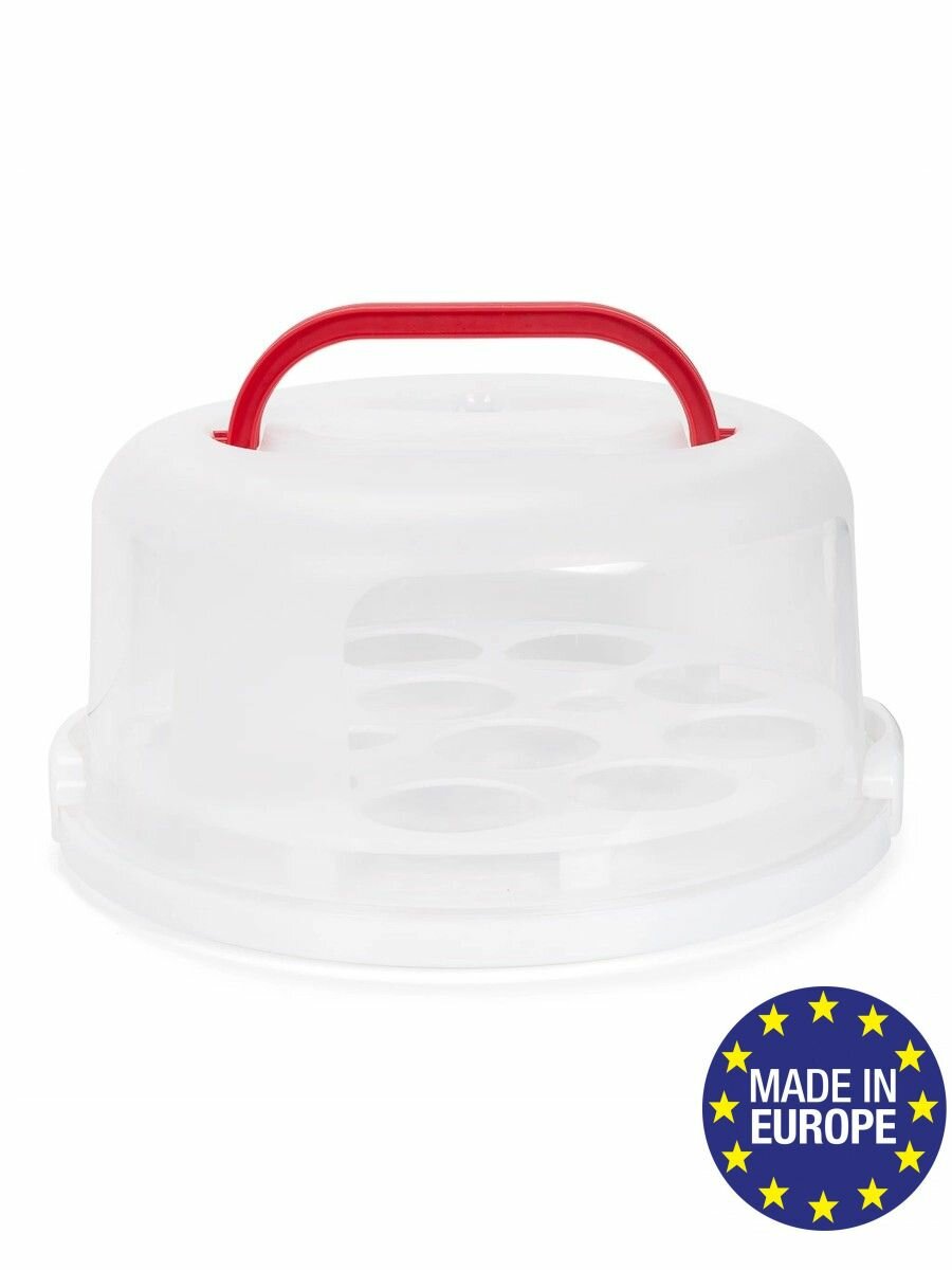 Контейнер для торта и капкейков с крышкой Patisse 30х15 см