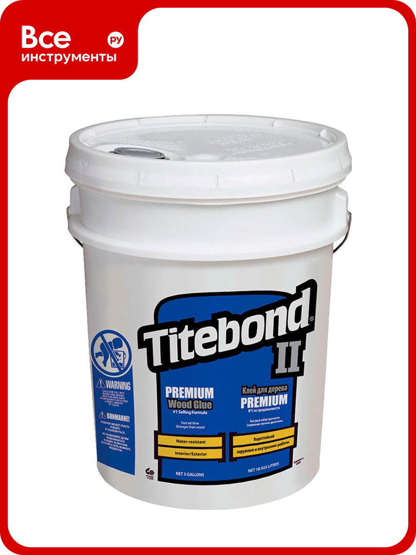 Столярный влагостойкий клей Titebond II Premium 5007