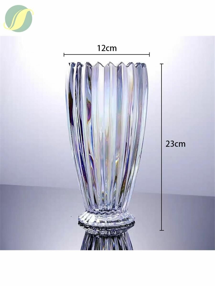 Ваза Хрусталь премиум-класса,23, перламутровый