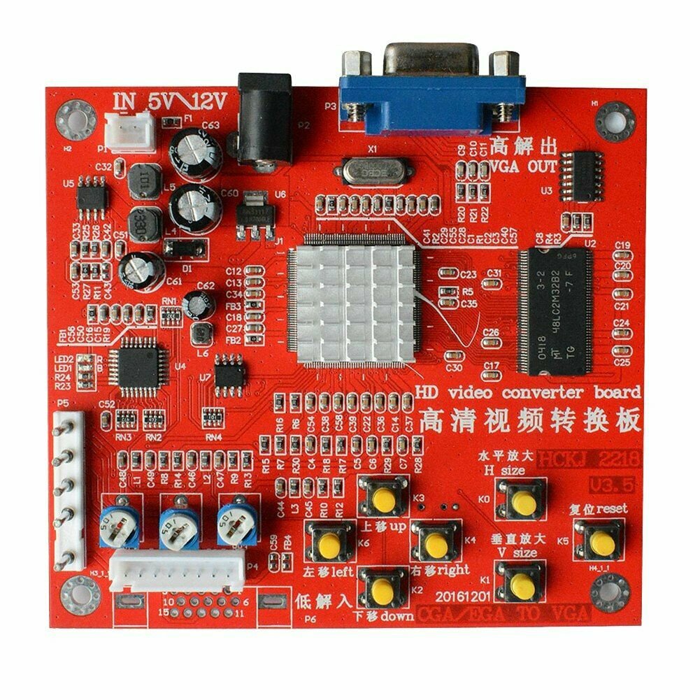 Конвертер Game CGA to VGA Converter Board MyPads