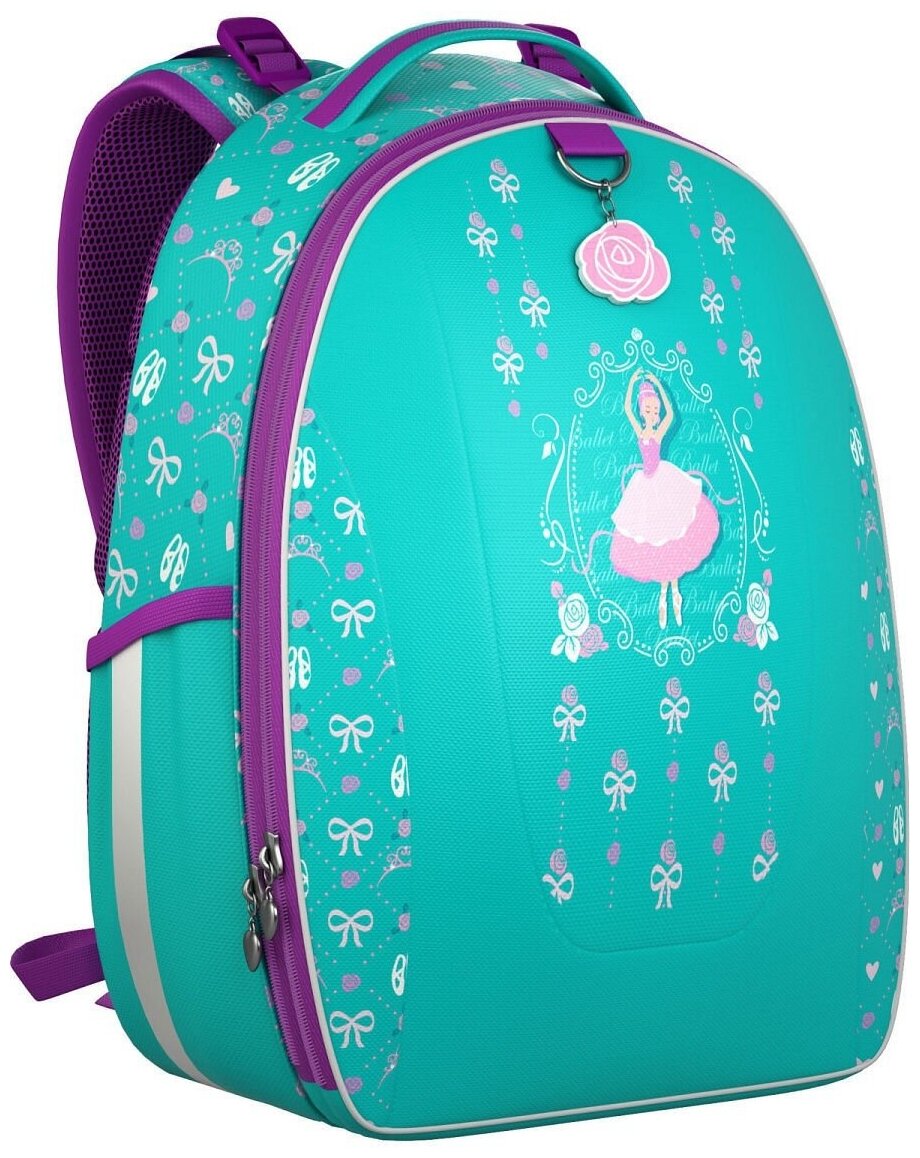 Рюкзак каркасный школьный эргономичная спинка Erich Krause Multi Pack mini 36х27х17см "Грация"