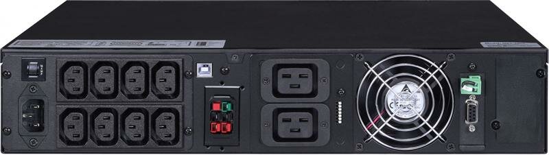 Powercom Next, On-Line, 2000VA/2000W, Rack/Tower, 8*IEC320-C13 + 2*C19, LCD, Serial+USB, SmartSlot, подкл. доп. Батарей (2027228)