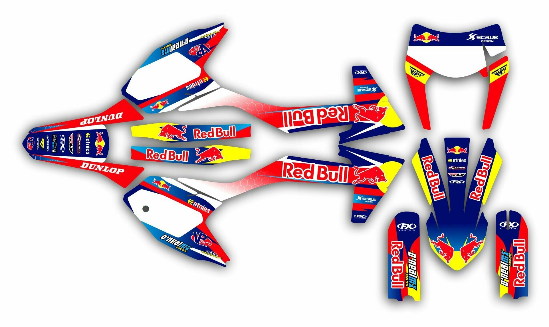 Наклейки на мотоцикл Motoland SX 125, 140