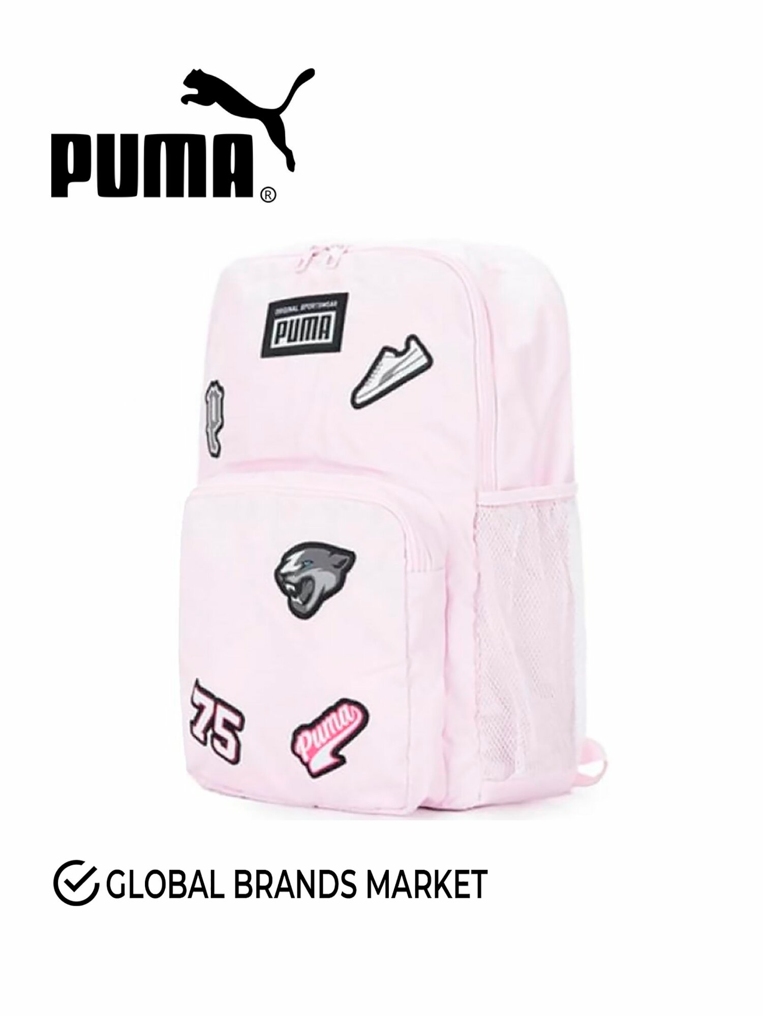 Рюкзак Puma Patch Backpack, розовый, школьный/повседневный/городской
