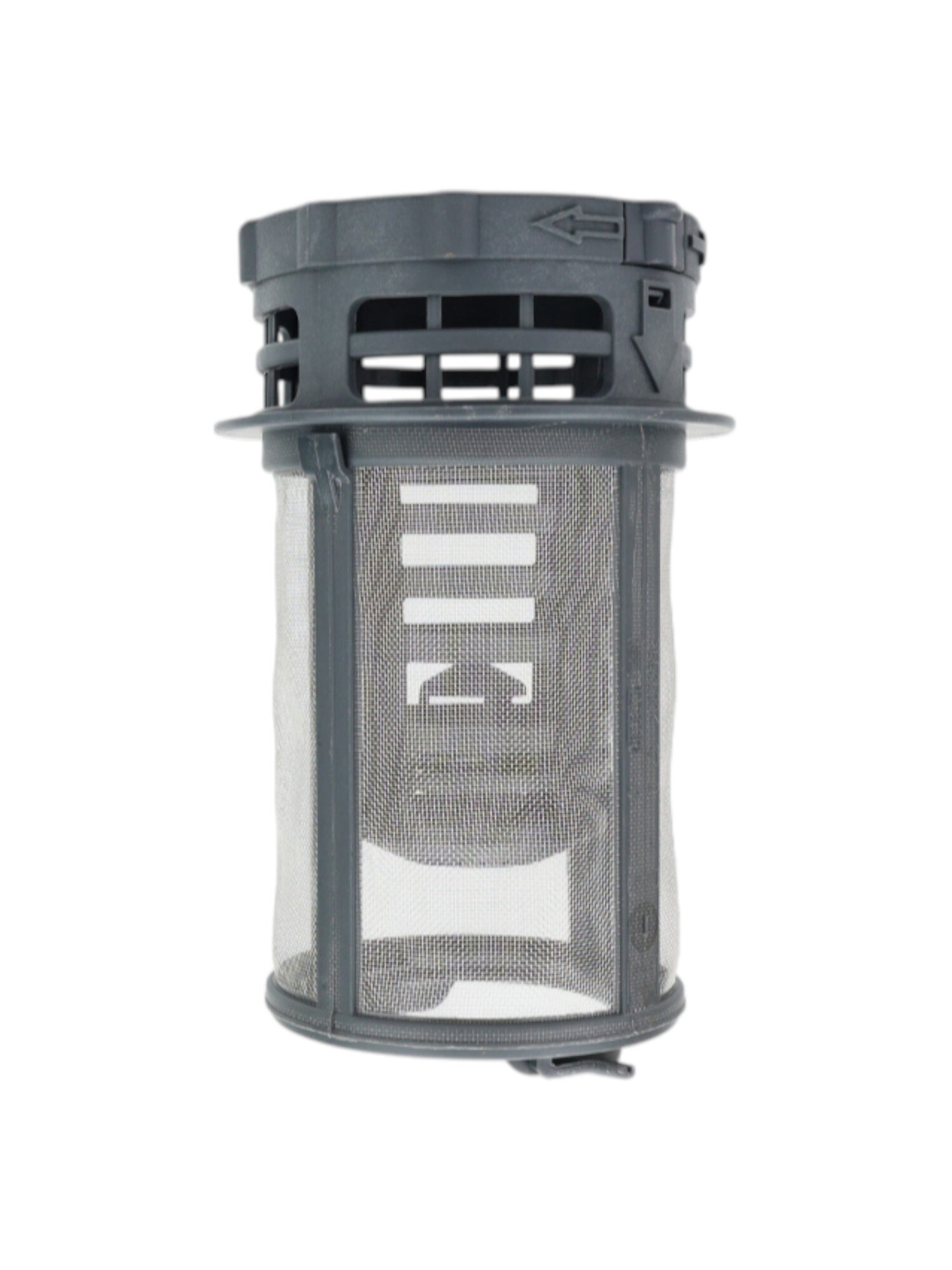 Фильтр для посудомойки Beko/Blomberg 1740800500, нержавеющая сталь, ABS-пластик, серый