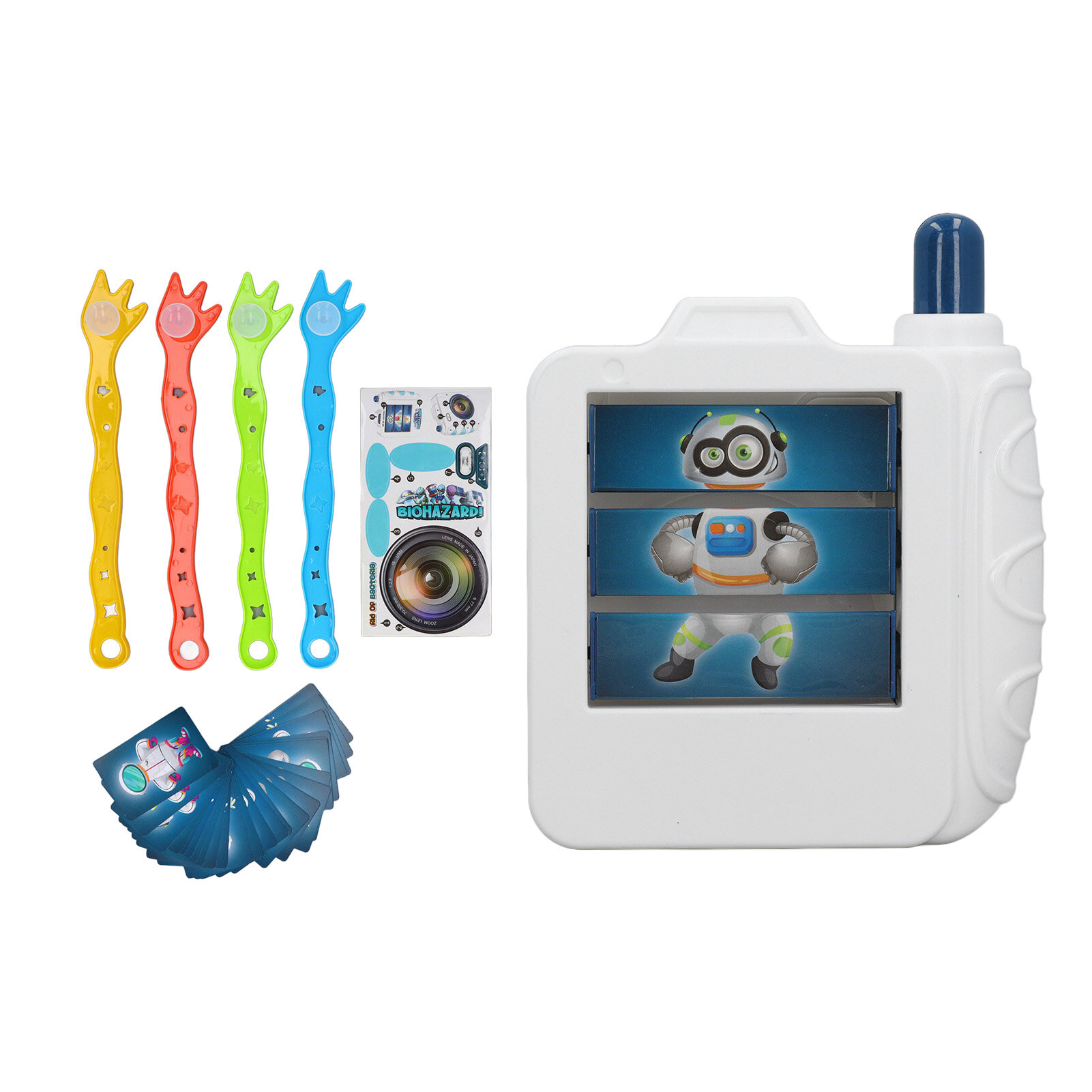 Игра «Сплетни о инопланетных монстрах» с милым дизайном камеры, детская карточная игра для тренировки памяти, тип 2.