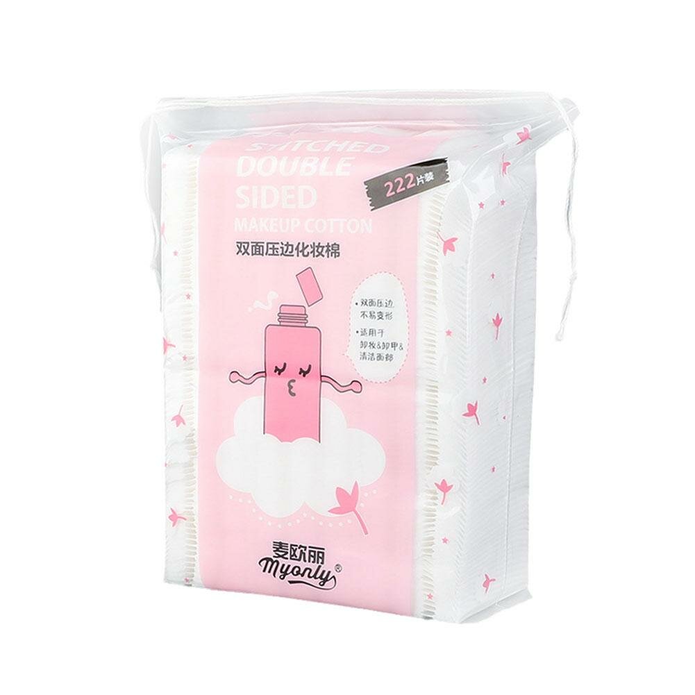 Паффы косметические, ватные диски для лица, безворсовые салфетки для нанесения тоника, лосьона, крема, снятия макияжа