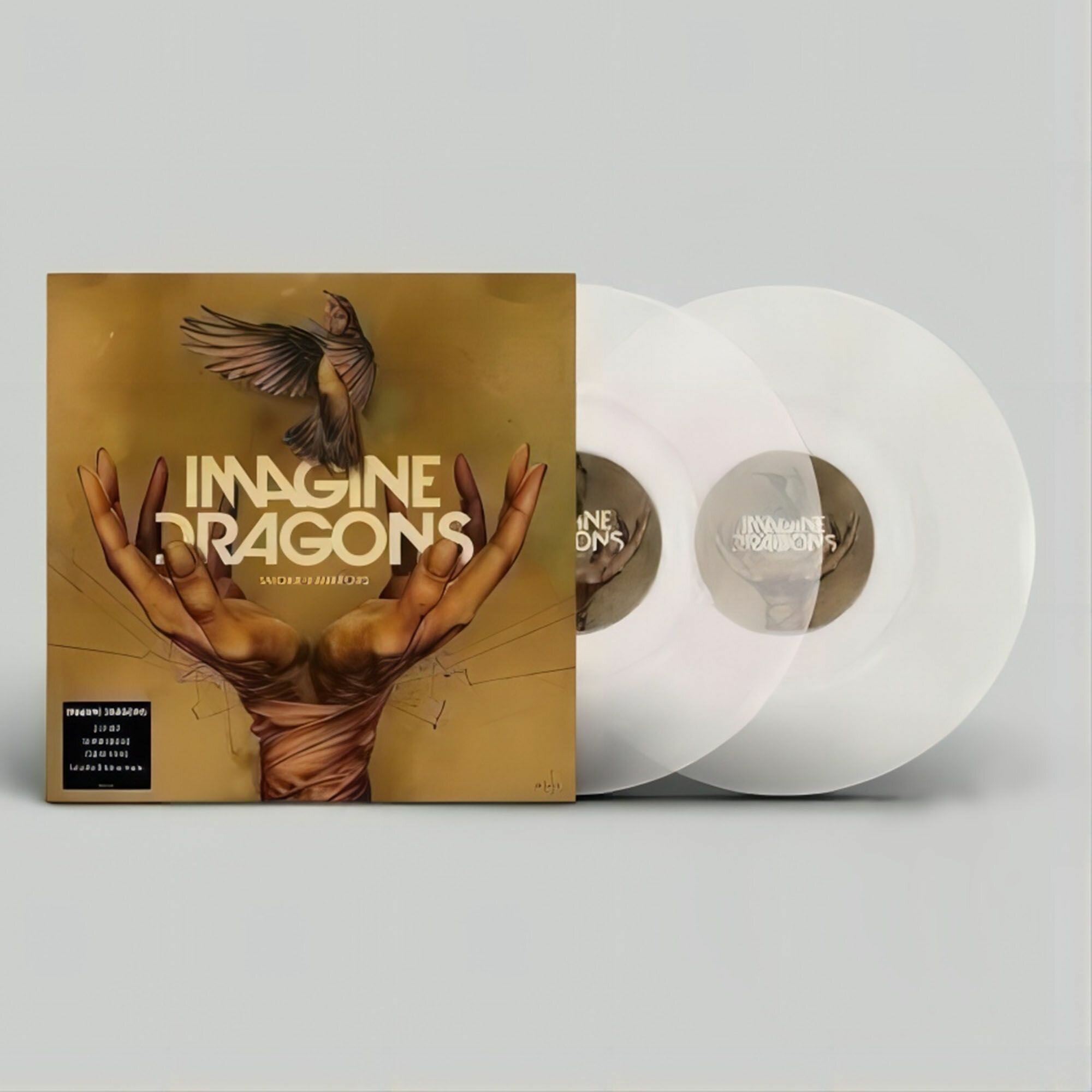 Виниловая Пластинка Imagine Dragons - Smoke + Mirrors 2 x Vinyl, LP, Album, Deluxe Edition, Reissue, Clear Новая модель 2025