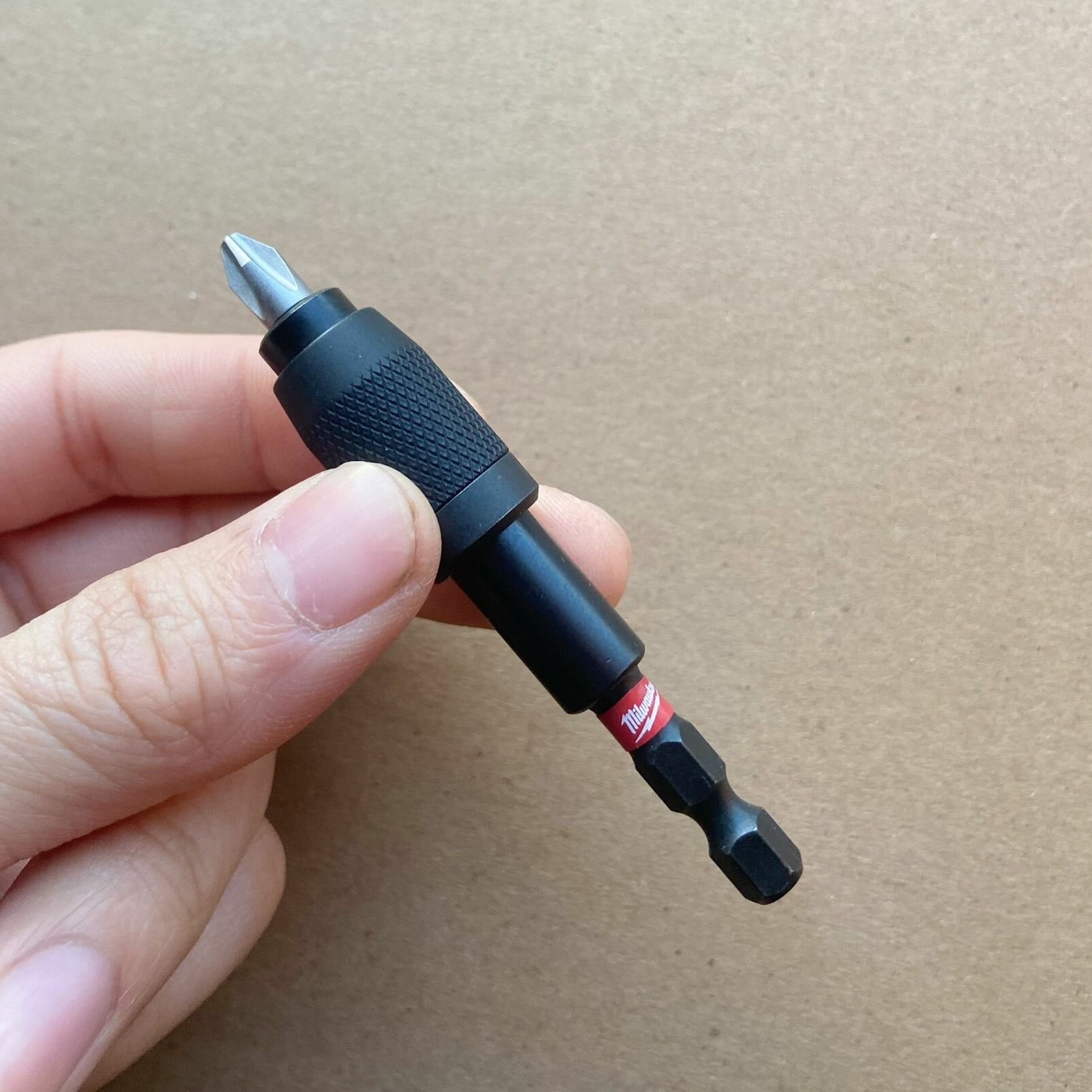 Магнитный ударный держатель для бит с фиксатором 73мм