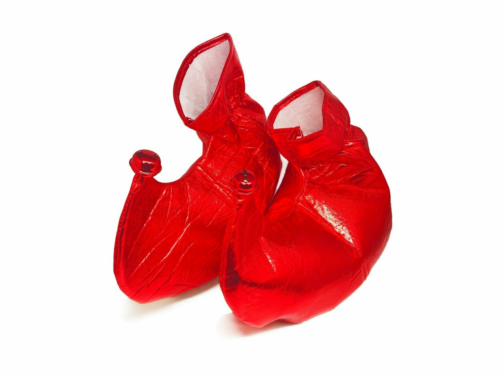 Ботинки шута красные