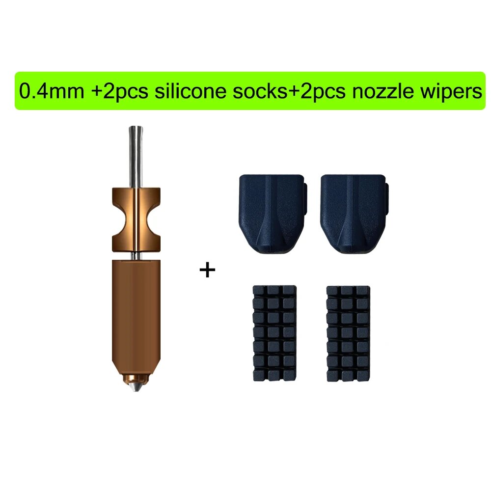 Насадки для 3D-принтера FlashForge AD5X JUUPINE 0,25 0,4 0,6 0,8 1PCS, 04-2J-2S