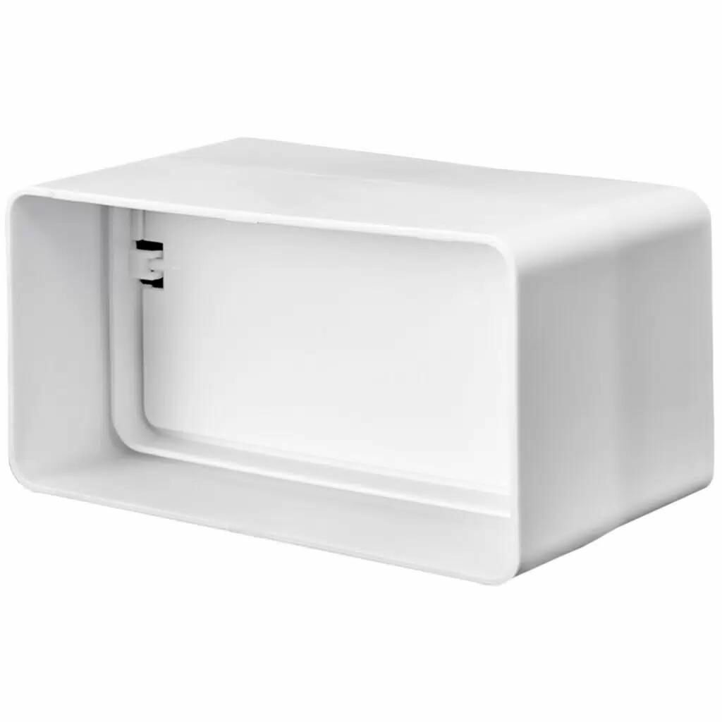 Вентиляционный соединитель Event пластик, плоский, 55х110 мм, обратный клапан