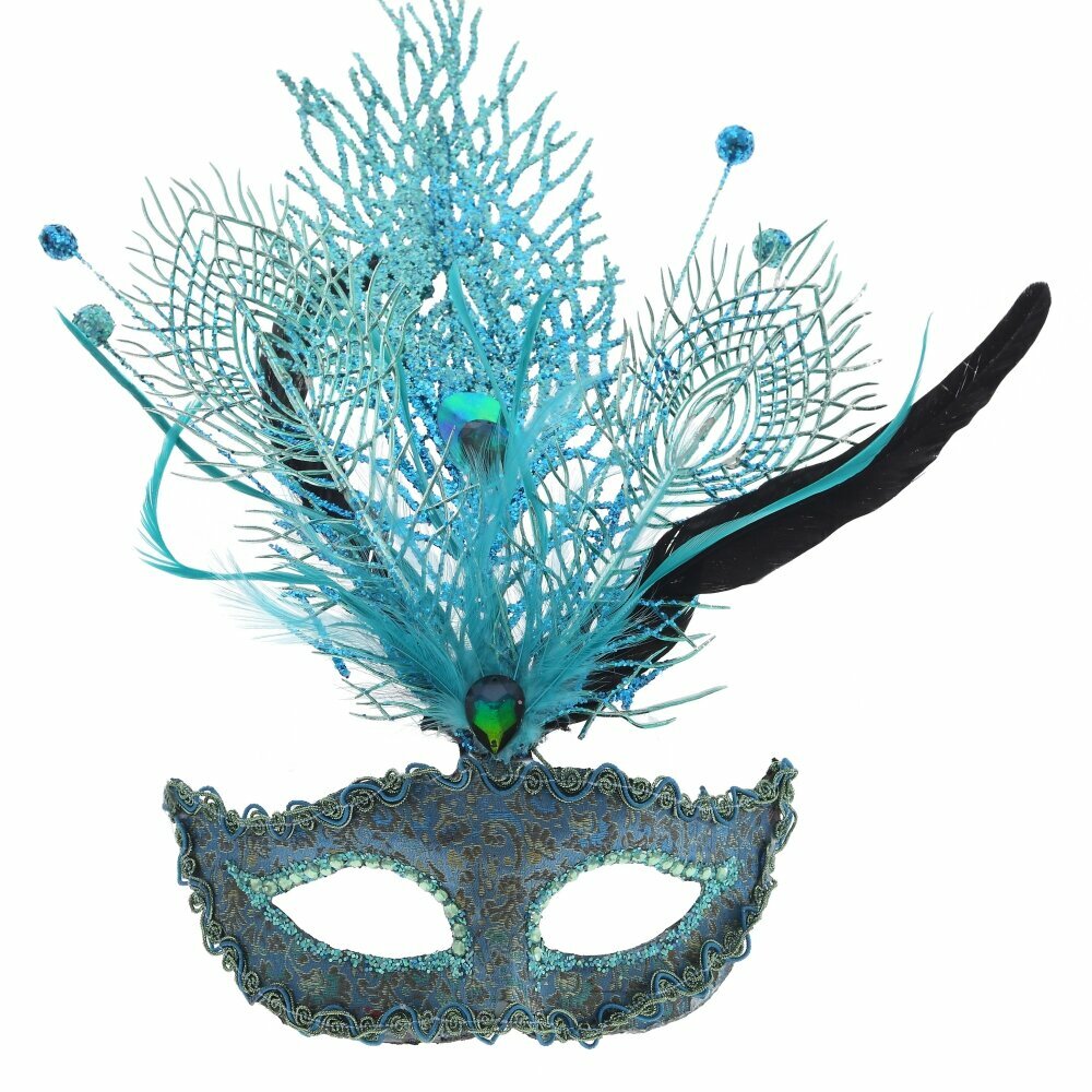 Украшение новогоднее "Маска", L22 W7 H38 см